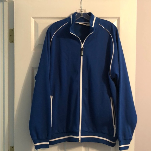 Clique | Jackets & Coats | Clique Light Blue Zip Up Sweatshirt Jacket ...